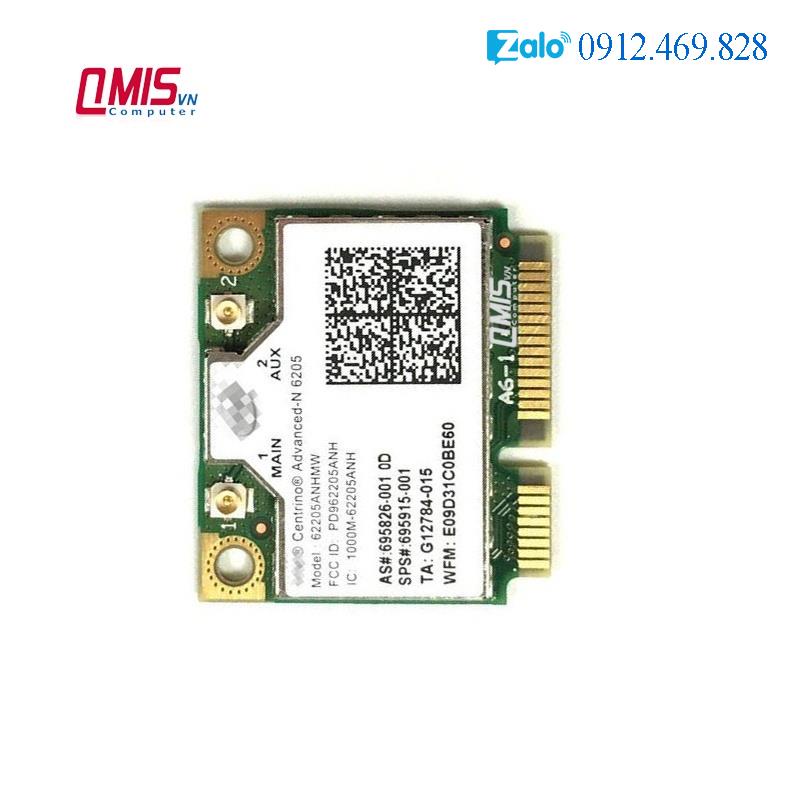 Card Wifi PCI-E 2 Băng tần Intel 6205, Lenovo Thinkpad T510 T520 T530 ...