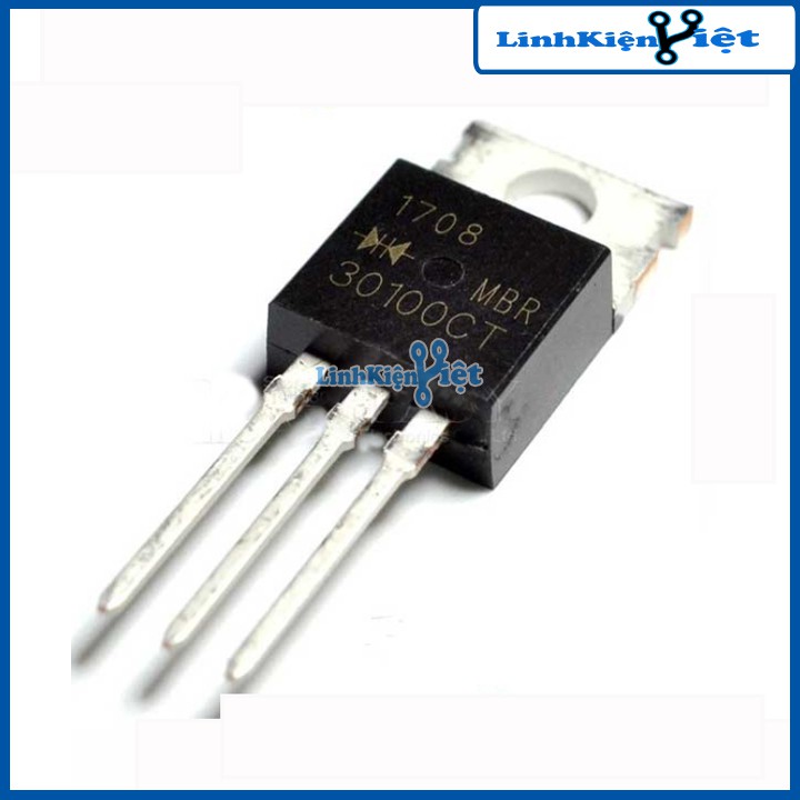 Linh kiện diode xung MBR30100 CTG điện áp 100V dòng điện 30A kiểu chân ...