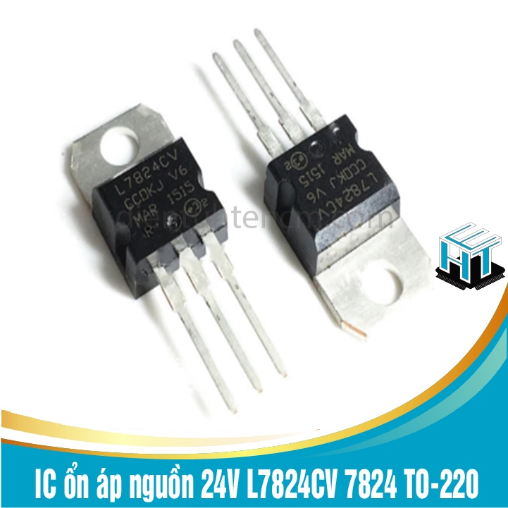 Combo 4 con IC ổn áp nguồn 24V L7824CV 7824 chân cắm TO-220 loại tốt | Shopee Việt Nam