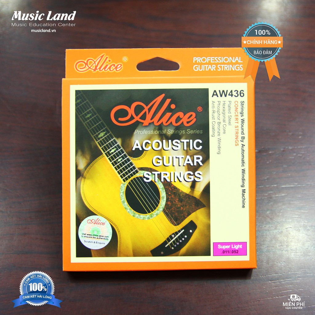 Dây Đàn Guitar Acoustic Alice AW436 - Chính Hãng | Shopee Việt Nam