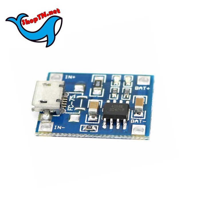Mạch Sạc Pin Lithium TP4056 1A Micro USB | Shopee Việt Nam