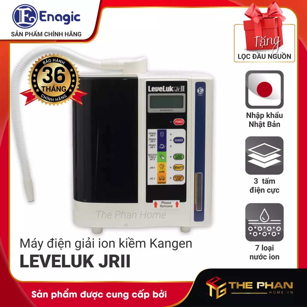 Máy Lọc Nước Điện Giải Ion Kiềm Enagic LEVELUK JRII - Kangen Water ...