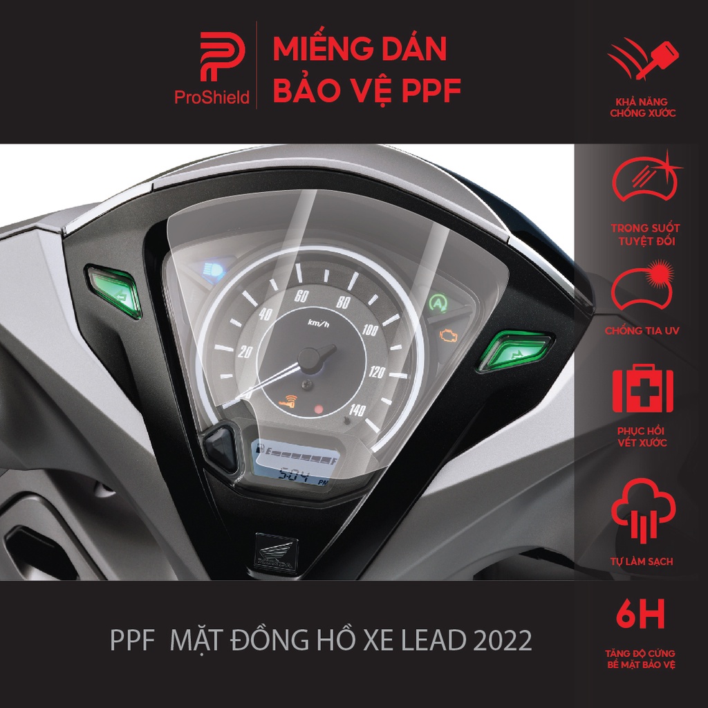 Miếng Dán PPF Bảo Vệ Mặt Đồng Hồ Xe HONDA LEAD 2022-2024 | Chất Liệu ...