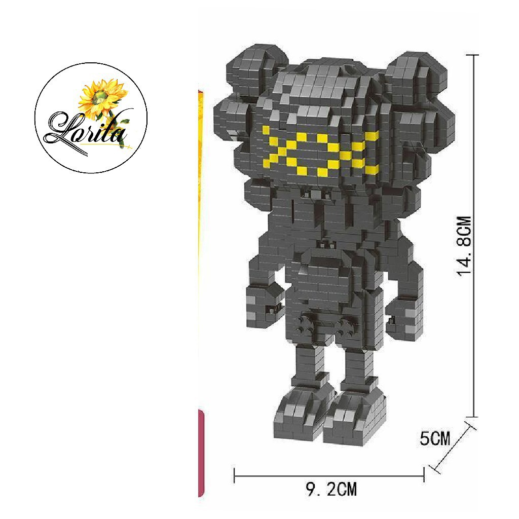 abc [DIY- CÓ HƯỚNG DẪN] Bộ mô hình lắp ráp Kaws Moc Model - Lego Kaws ...