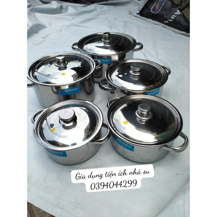 NỒI XOONG INOX CAO CẤP HÀNG VIỆT NAM ĐỦ SIZE 16-32 | Shopee Việt Nam