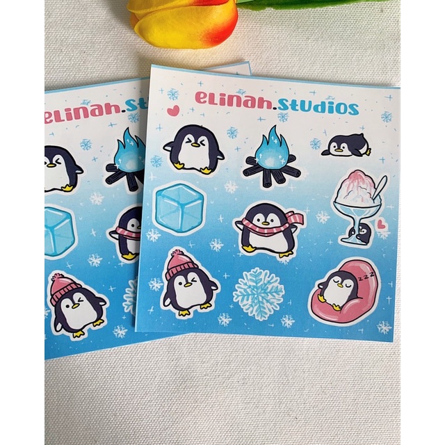 Sticker cold day, hình dán trang trí sổ, bullet journal xinh | Shopee ...