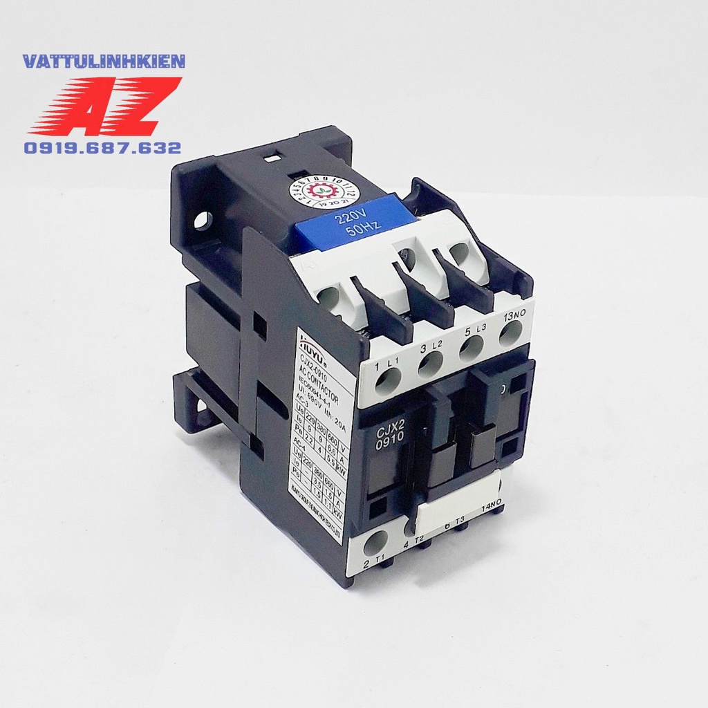 Contactor - Khởi động từ CJX2 0910 -220V/50HZ - 20A | Shopee Việt Nam