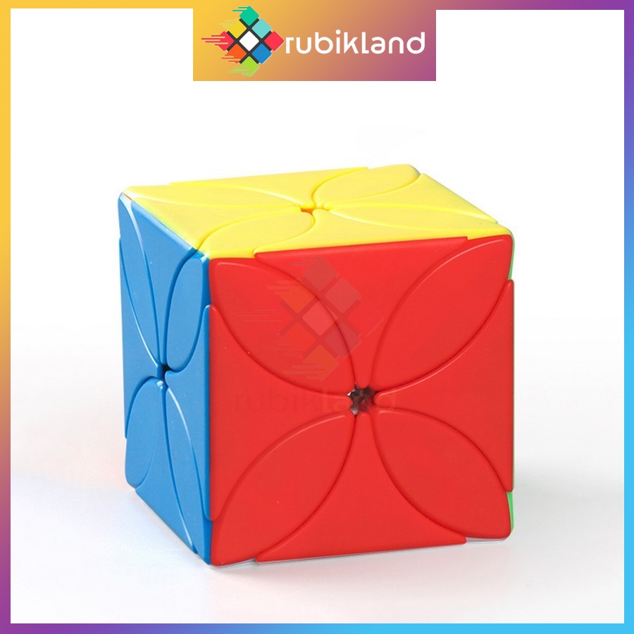 Rubik Biến Thể Four Leaf Clover Cube Cỏ 4 Lá Stickerless Rubic Đồ Chơi ...