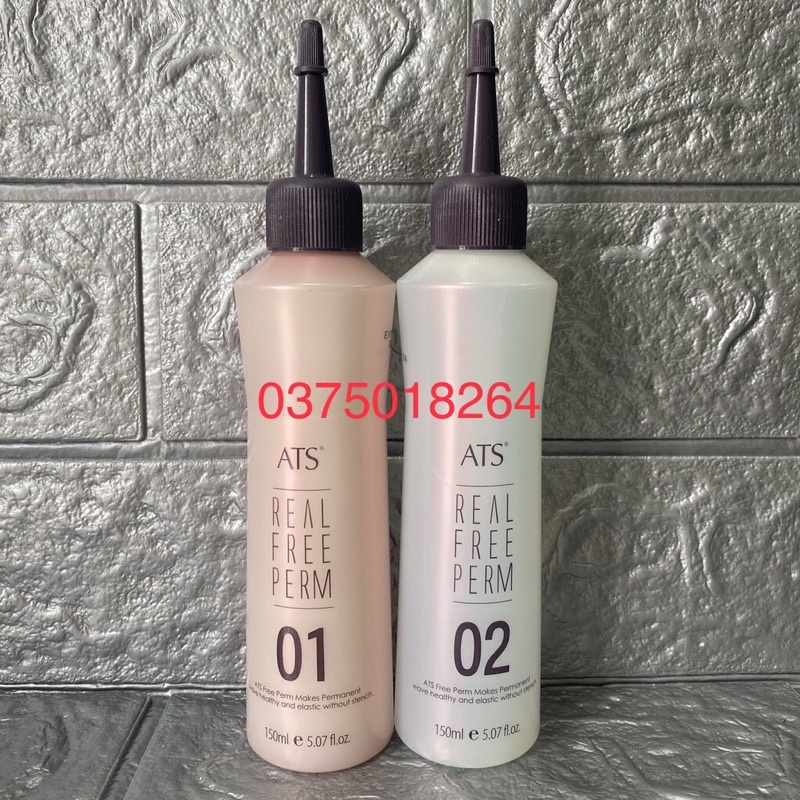 Thuốc uốn nguội ( uốn lạnh ) ATS REAL FREE PERM 150mlx2(2023) | Shopee ...