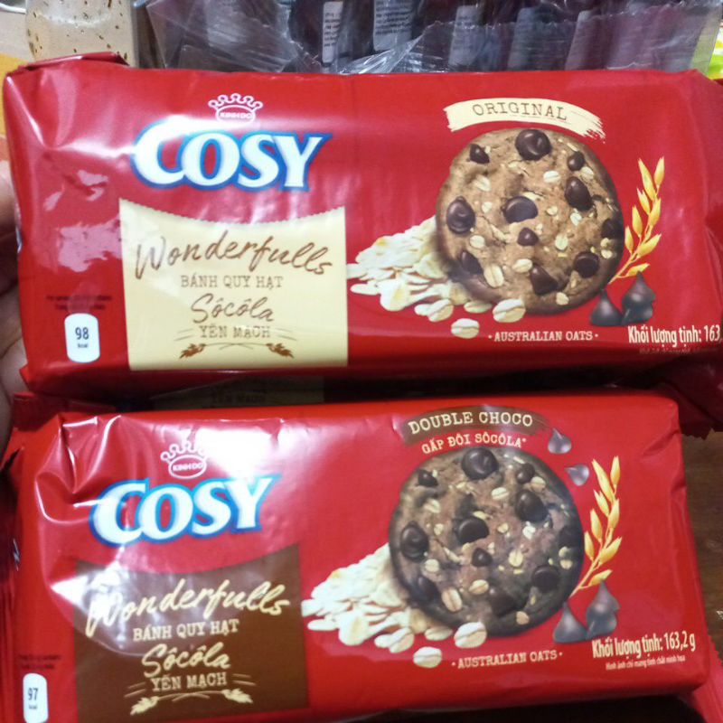Bánh quy hạt cosy socola yến mạch gói 153g | Shopee Việt Nam