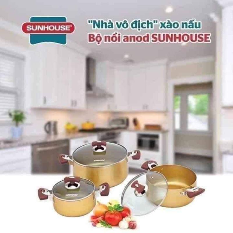 bộ nồi inox sunhouse | Shopee Việt Nam