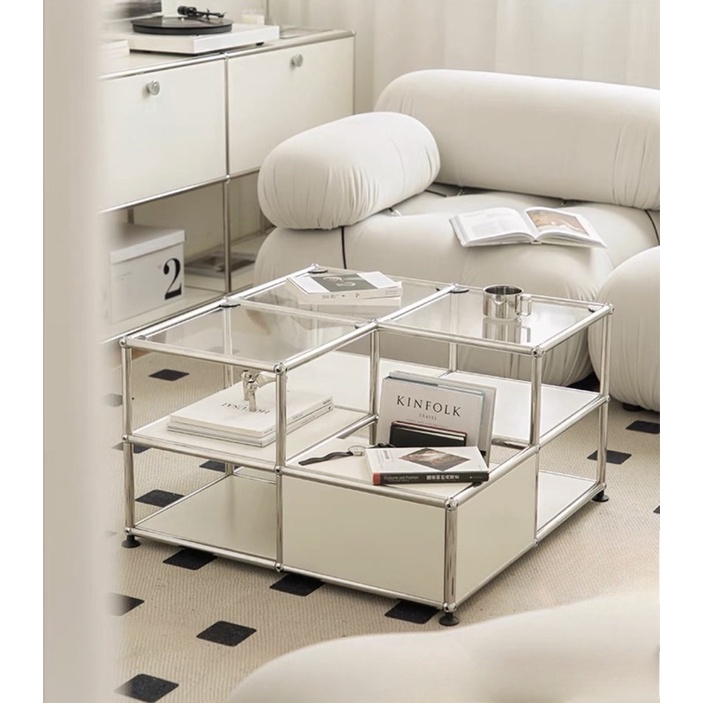 Bàn cafe cổ điển Modul Tea Table bằng thép không gỉ | Bàn nhập khẩu cao ...