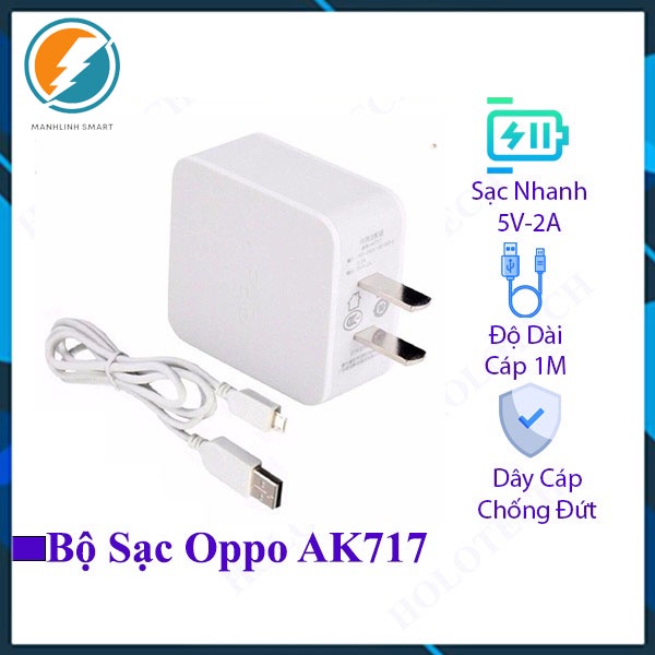 Bộ sạc combo Oppo (AK717) 5V - 2A Chính hãng | Shopee Việt Nam