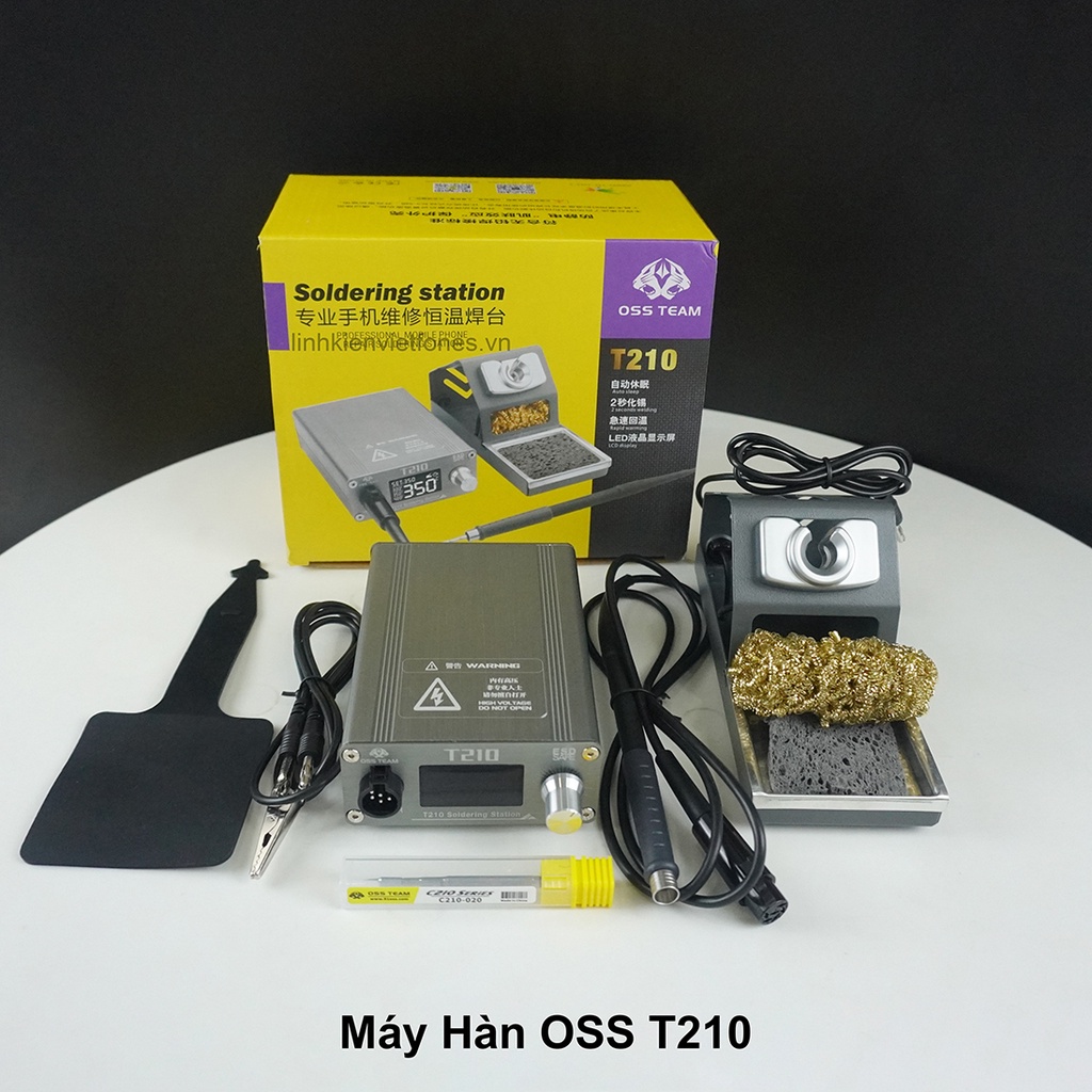 Máy Hàn OSS T210 chính hãng, 75W, mũi C210 thẳng | Shopee Việt Nam