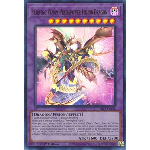 Thẻ Bài Yugioh TCG: Starving Venom Predapower Fusion Dragon - DIFO-EN036 - Ultra Rare 1st ...