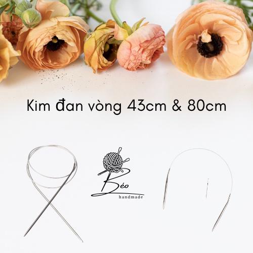Kim đan len vòng dây loại 43cm và 80cm | Shopee Việt Nam