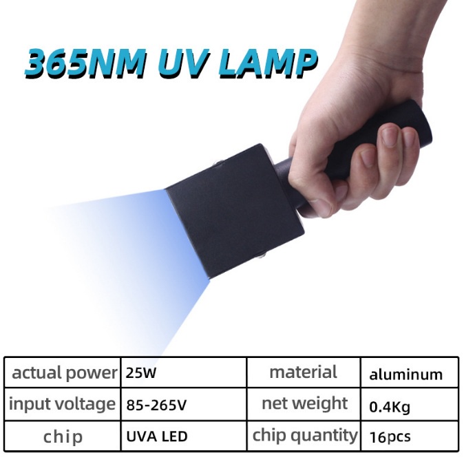ĐÈN SẤY KEO UV/ĐÈN CỰC TÍM/ĐÈN UV CÔNG SUẤT CAO 6W, 20W, 25W 220V | Shopee Việt Nam