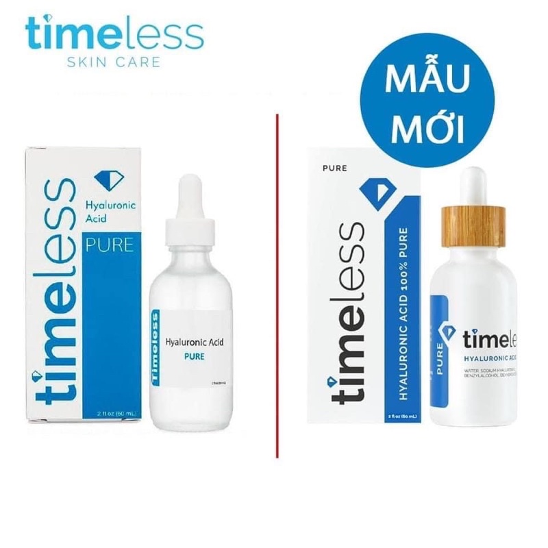 Tinh Chất Timeless HA Hyaluronic Acid Serum 100% Pure Cấp Nước, Dưỡng ...