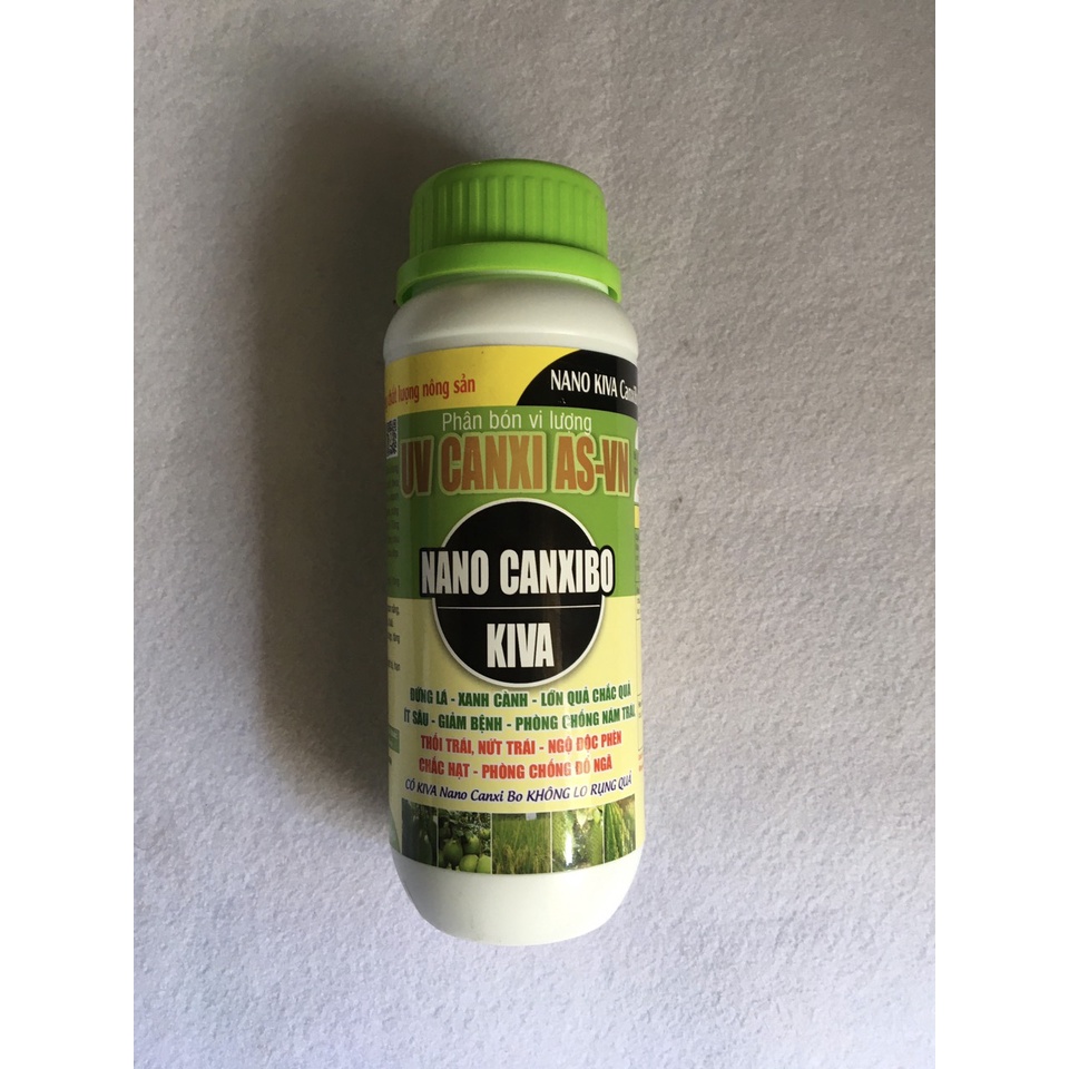 Phân bón lá siêu Canxi- Bo chai 500ml chống rụng hoa, trái non, nứt ...