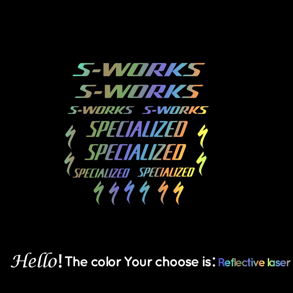 Sticker logo S-Works Dán Trang Trí Khung Xe Đạp | Shopee Việt Nam