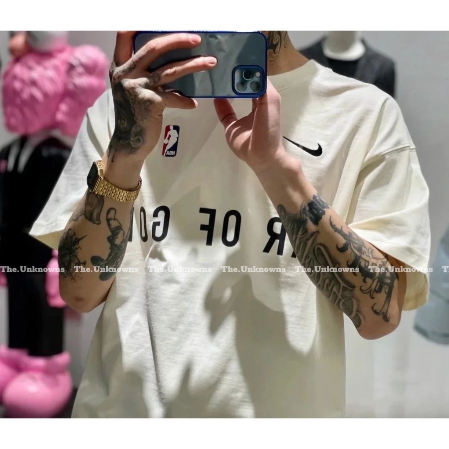⚡️[CÒN 1 NGÀY] - Áo tee Fear of God FOG x NBA Warm Up Tee Cream,áo thun ...