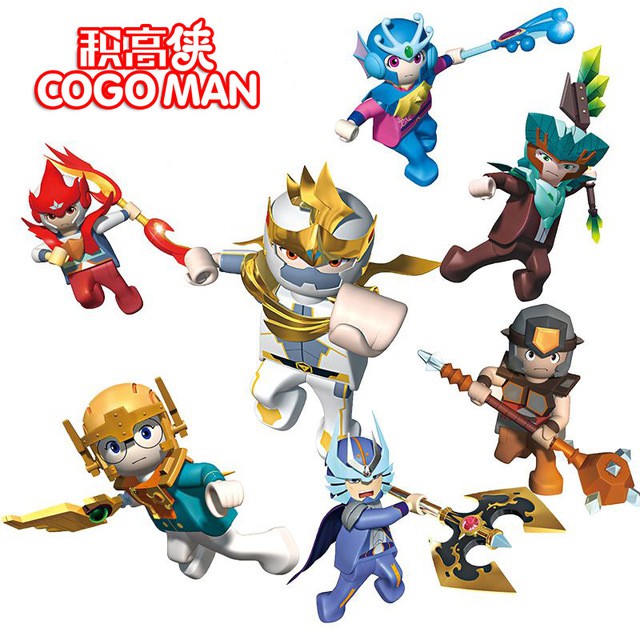Bộ xếp hình lắp ráp leg minifugures Cogo man - 14916 | Shopee Việt Nam