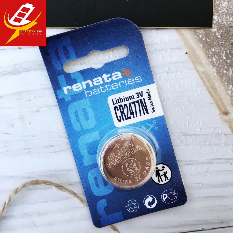 Pin RENATA CR2477N CR2477 2477 3V Chính Hãng Vỉ 1 Viên | Shopee Việt Nam