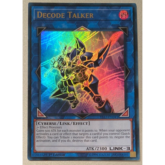 Bài Yugioh - Decode Talker (Ultra Rare) | Shopee Việt Nam