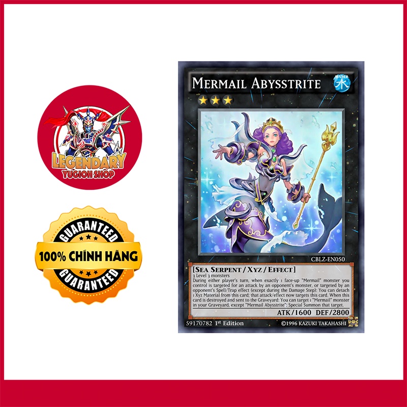 [Thẻ Bài Yugioh Chính Hãng] Mermail Abysstrite | Shopee Việt Nam