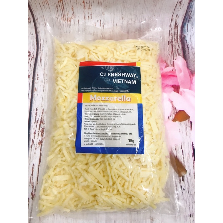[Siêu Sale] [Rẻ vô địch] Phomai mozzarella CJ FreshWay bào sợi 1kg ...