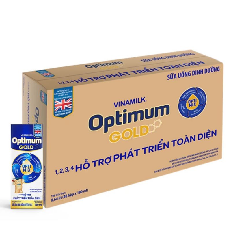 sữa bột pha sẵn Optimum gold 1 thùng 48 hộp 180ml | Shopee Việt Nam