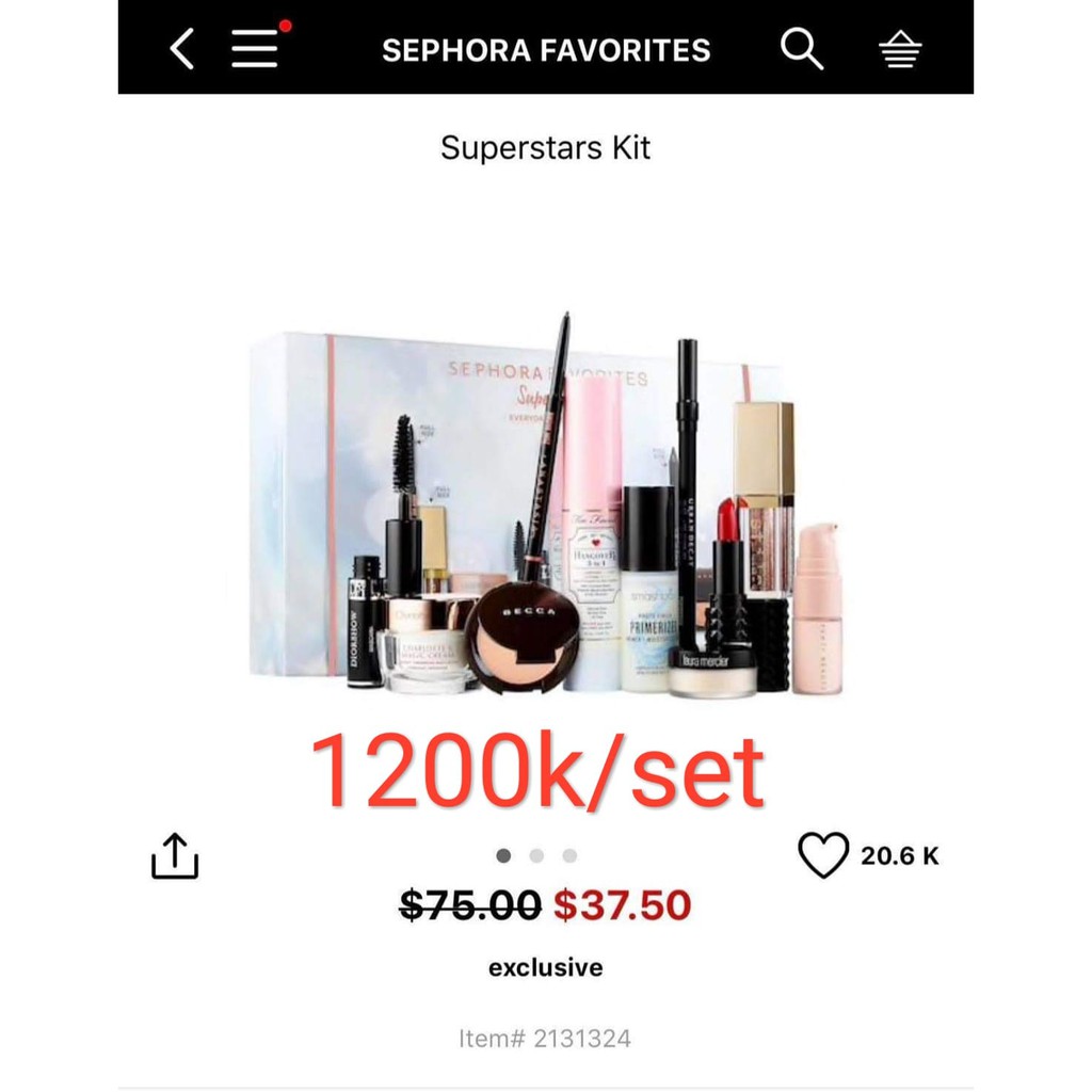 [Hàng Order] Sephora Set Superstars Kit | Shopee Việt Nam