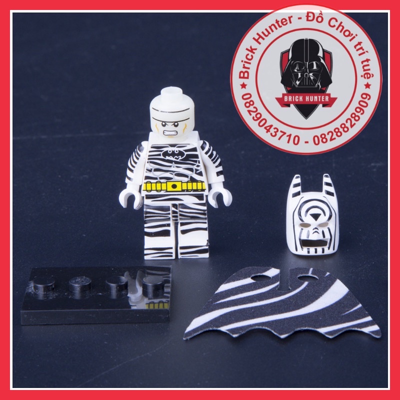 DC universe minifigures Zebra Batman mô hình lắp ráp nhân vật siêu anh ...