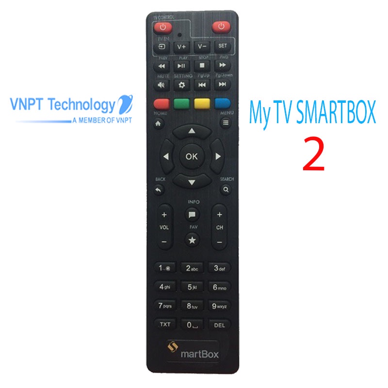 Remote điều khiển đầu thu VNPT SMARTBOX 2 MYTV SMARTBOX2 | Shopee Việt Nam