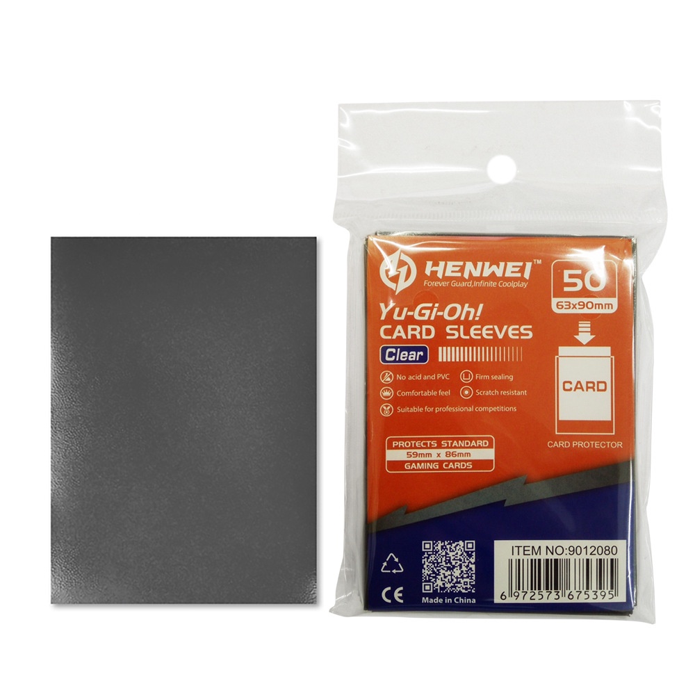 [Sleeve] Gói 50 chiếc bọc bài màu chính hãng Henwei nhám lưng cho thẻ ...