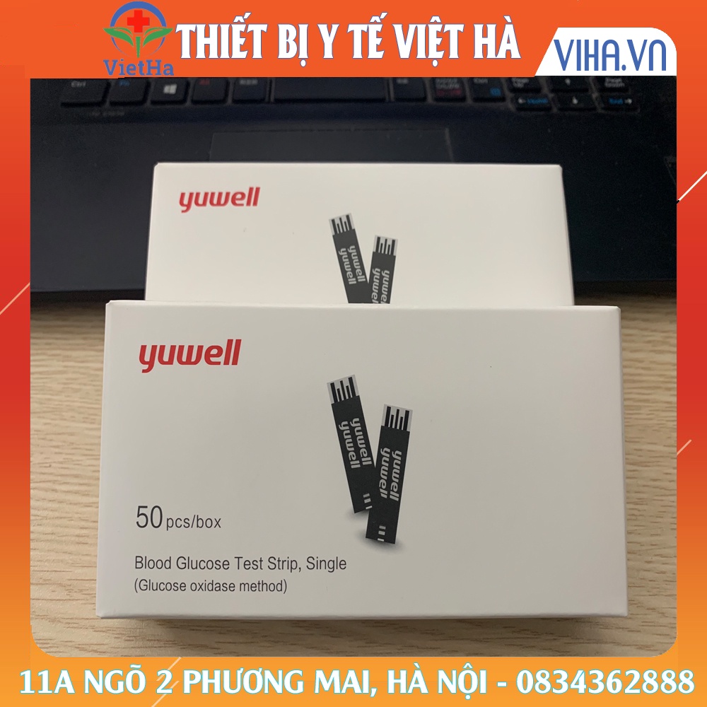 Que Thửi Đường Huyết Yuwell ( 50 Que + 50 Kim ) | Shopee Việt Nam