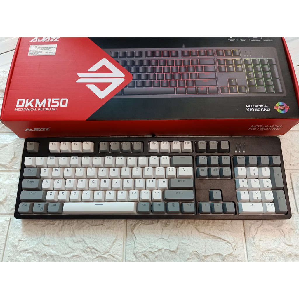 Bàn phím cơ Ajazz DKM 150 RGB | Shopee Việt Nam