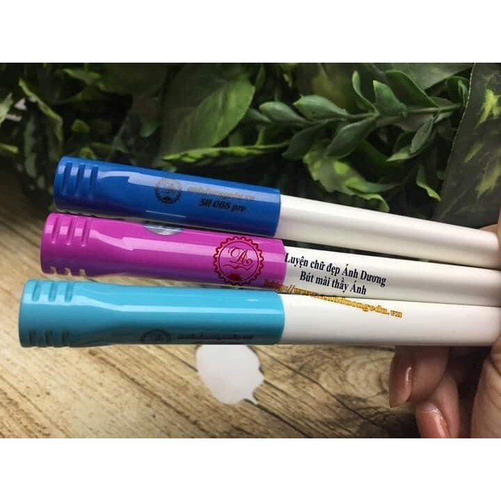 Bút thầy Ánh SH068 pro ngòi kim tinh lá tre tự tạo thanh đậm | Shopee ...