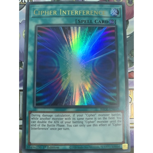 bài yugioh: cipher interference | Shopee Việt Nam