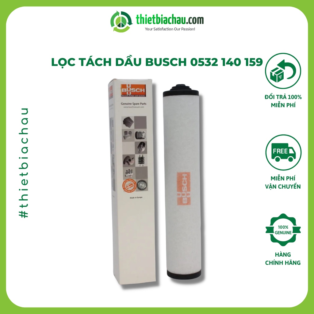 Lọc Tách Dầu Busch V532 140 159 - Exhaust Filter - Phụ Tùng Chính Hãng ...