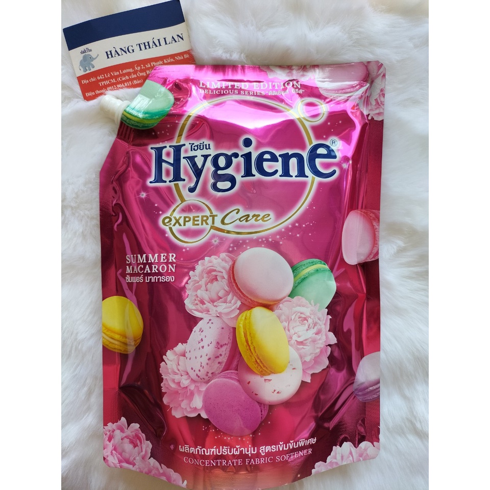 NƯỚC XẢ VẢI HYGIENE THÁI LAN 1150ML Màu Hồng Summer Macaron | Shopee ...