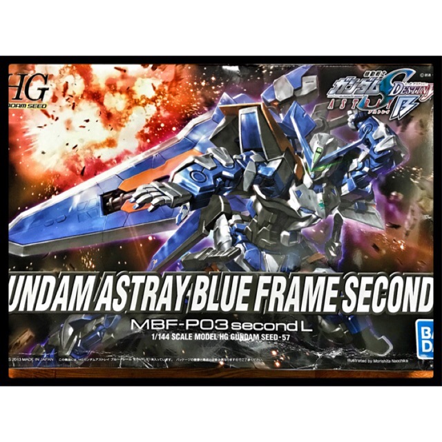 Mô hình Gundam HG 1/144 BANDAI Astray Blue Frame Second L | Shopee Việt Nam