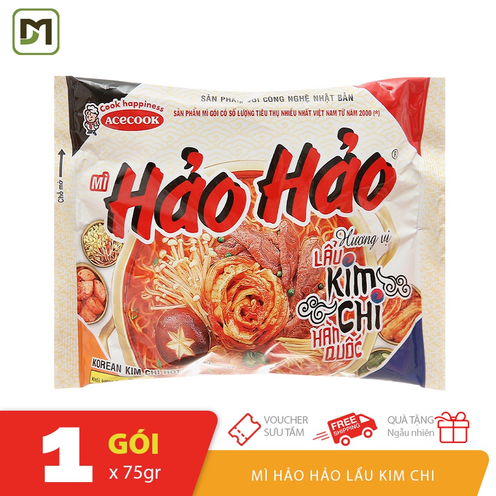 [Acecook] Bán lẻ mì hảo hảo hương vị lẩu kim chi Hàn Quốc 75g | Shopee Việt Nam