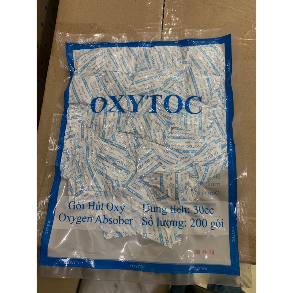 Túi chống ẩm (gói hút oxy oxytoc) 200 cái | Shopee Việt Nam