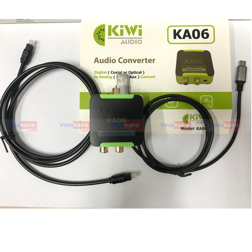 Bộ chuyển đổi âm thanh Kiwi Audio Opical KA03, Kiwi Ka03 pro, Kiwi Ka06, Ka08 cao cấp, chính ...