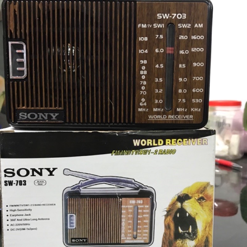 Đài SONY sw-703 đủ sóng FM TV AM SW1 SW2 | Shopee Việt Nam