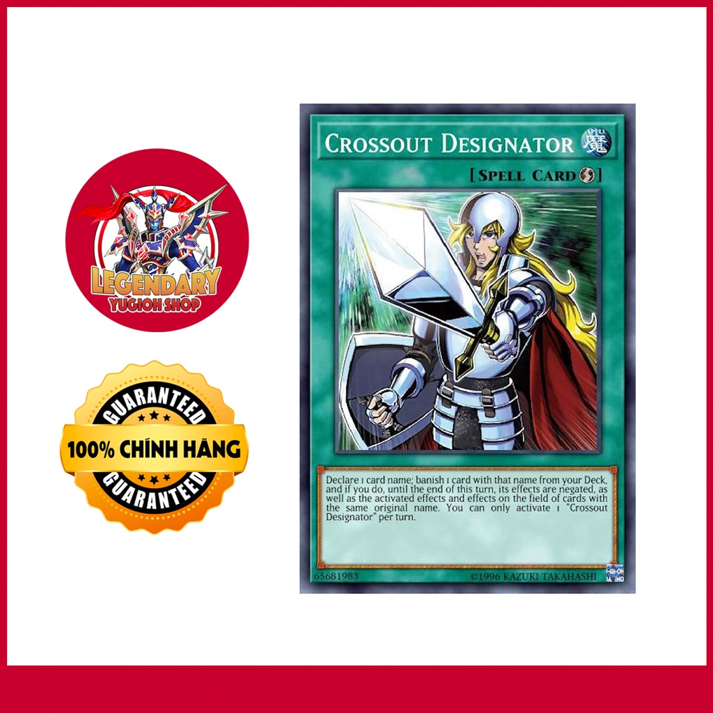 [Thẻ Bài Yugioh Chính Hãng] Crossout Designator - Chỉ Kiếm | Shopee ...