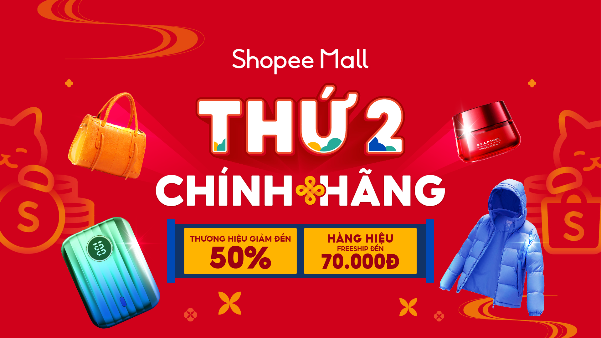 Thứ 2 Chính Hãng | Thương Hiệu Giảm Đến 50% | Shopee Việt Nam