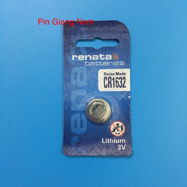 Pin CR1632 Renata 3V Lithium vỉ 1 viên | Shopee Việt Nam
