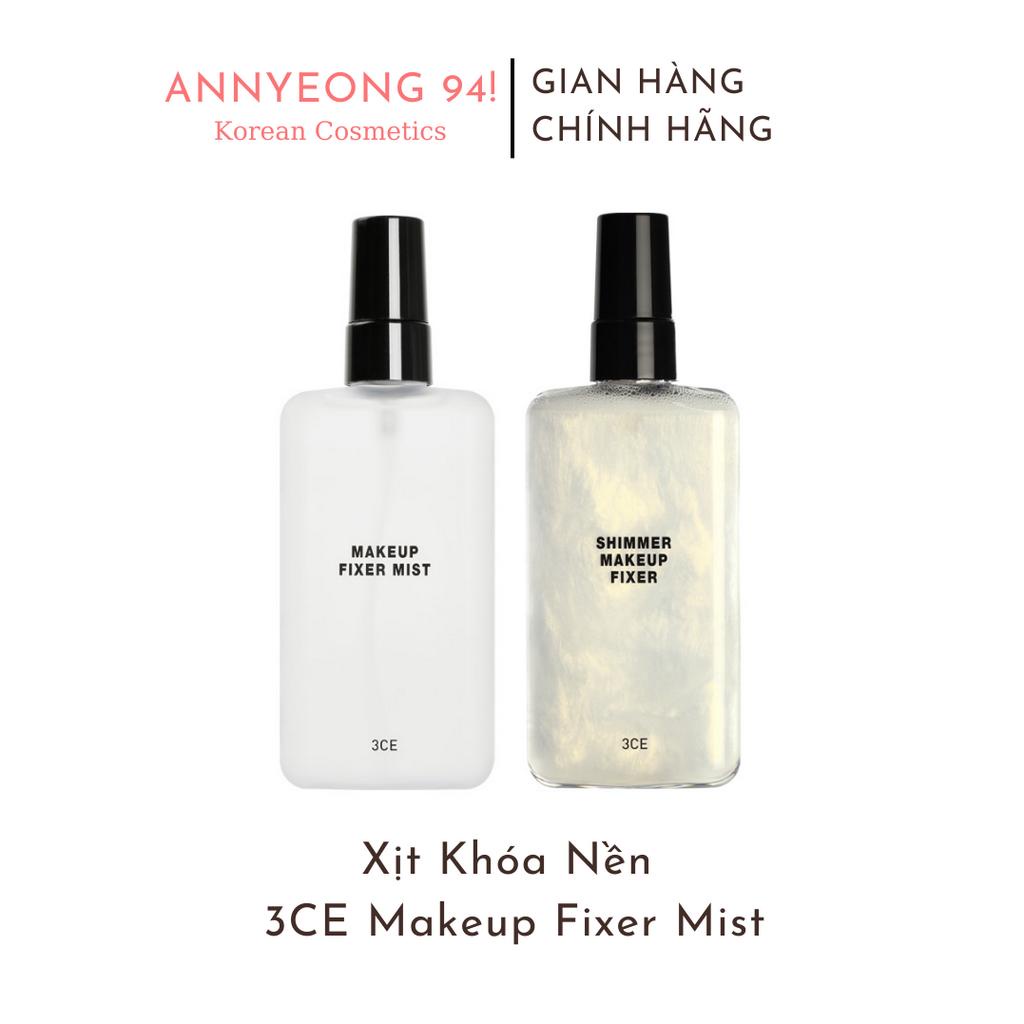 Xịt Khóa Nền Cố Định Lớp Trang Điểm 3CE Shimmer Makeup Fixer / 3CE Makeup Fixer Mist | Shopee ...